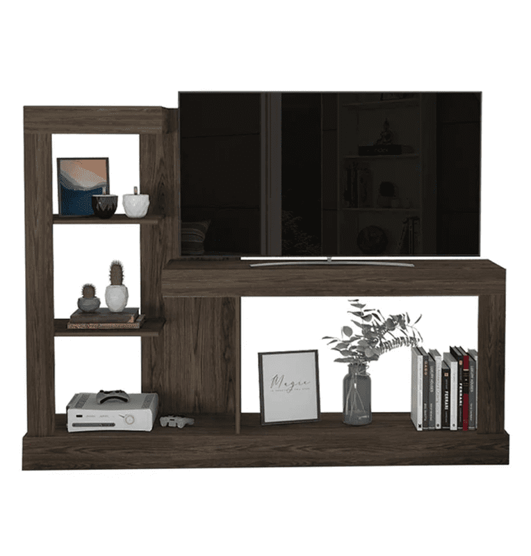 Muebles Concepto G | Mesa de TV Samir Chocolate para Televisor de hasta ...