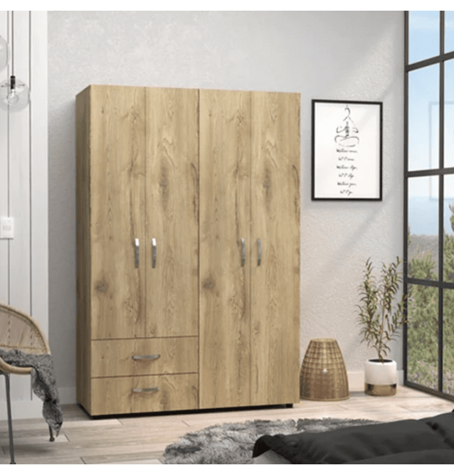 Muebles Concepto G | Closet Arkola Macadami y Blanco