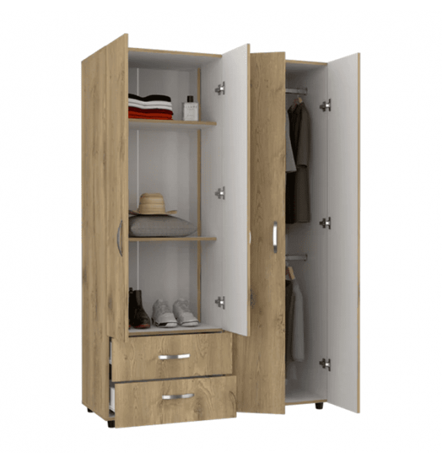 Muebles Concepto G | Closet Arkola Macadami y Blanco